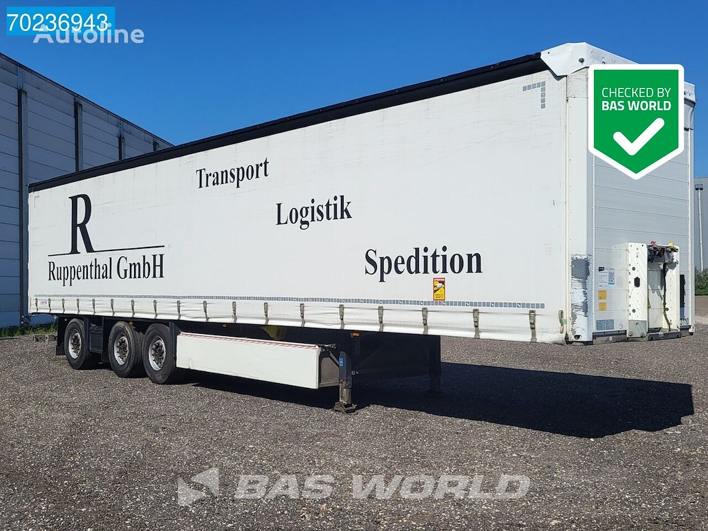 Schmitz Cargobull SCB*S3T 3 axles Lift + Lenkachse Palettenkasten Sliding Roof poluprikolica sa kliznom ceradom