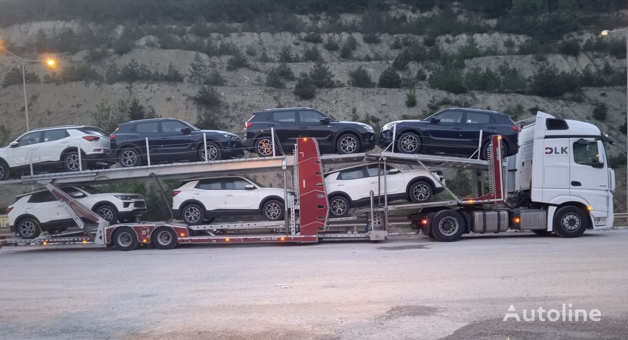 Nova Vega Trailer 2 Axle Extendable Car Carrier poluprikolica kipera