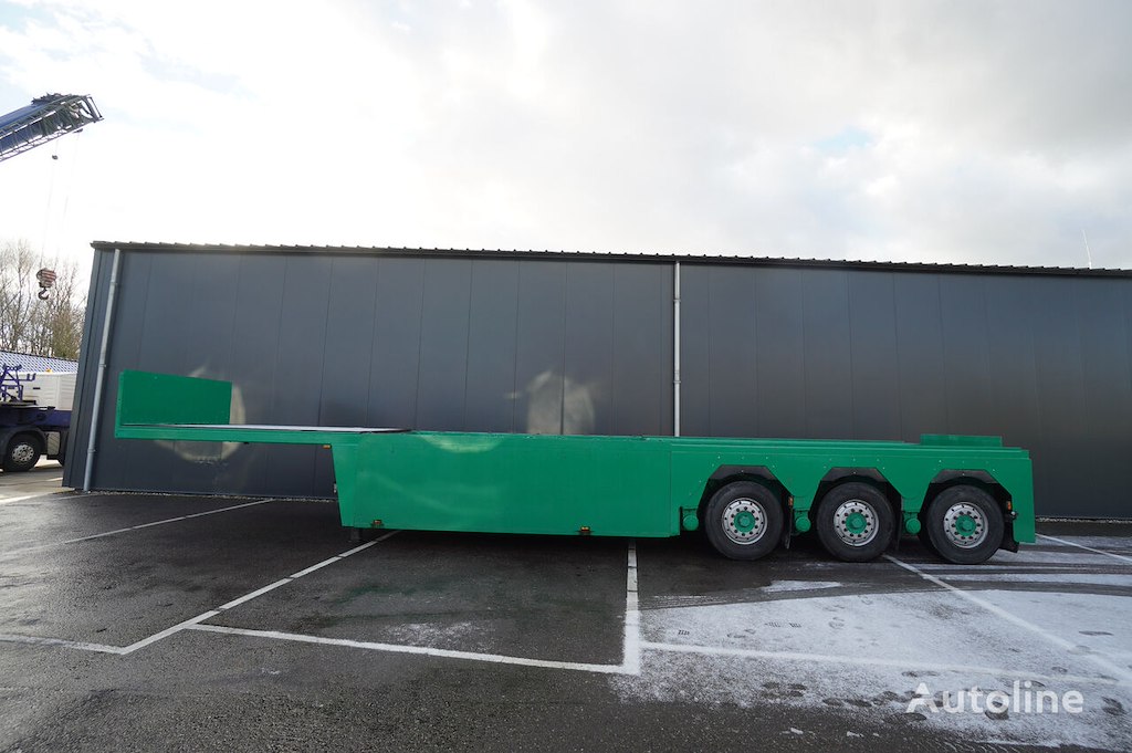 Renders 3 AXLE MACHINE/FORKLIFT TRANSPORT TRAILER poluprikolica sa niskom platformom