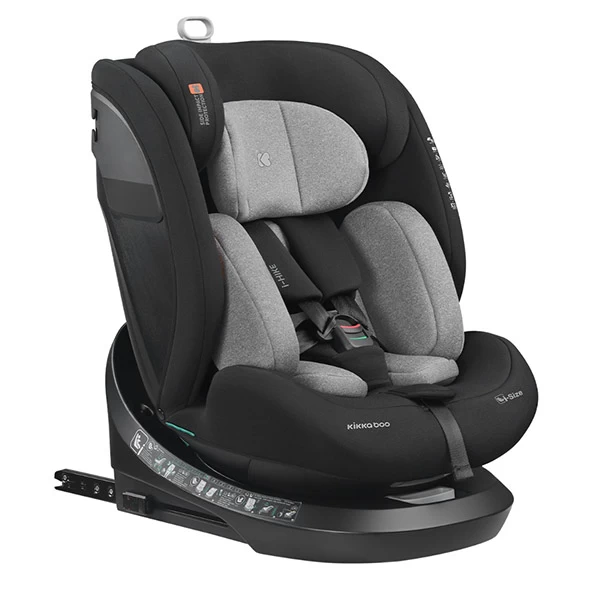 Kikka Boo Autosedište 40-150 cm I-Hike I-SIZE ISOFIX Light Grey