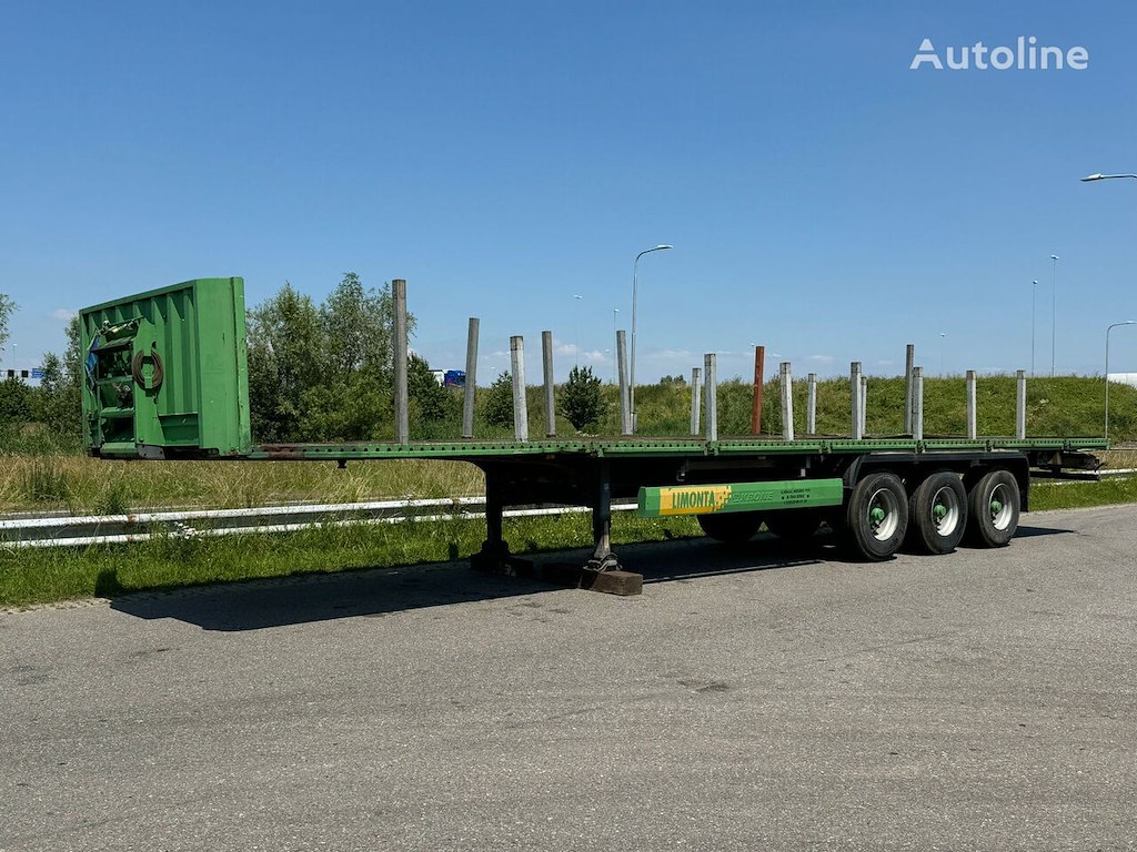 Krone SD 27 3 axle trailer poluprikolica sa niskom platformom