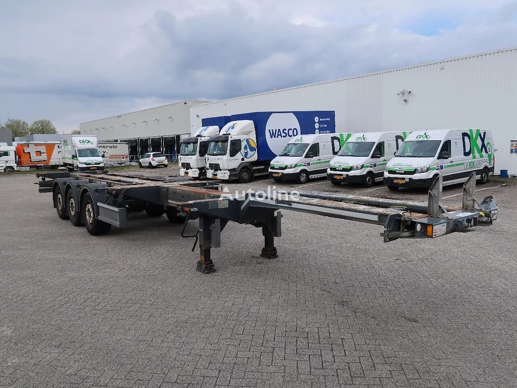 D-Tec Flexitrailer 2x20 * 40 * 45 ft, BPW, NL trailer, TUV, TOP! poluprikolica za prevoz kontejnera