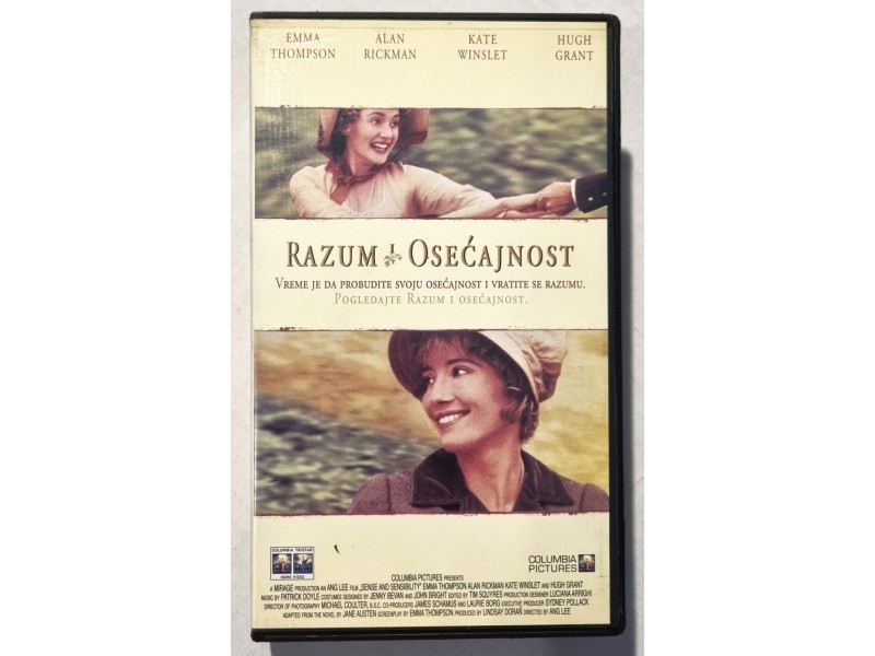 VHS - film - RAZUM I OSEĆAJNOST!