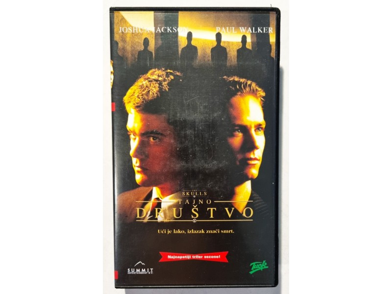 VHS - film - TAJNO DRUŠTVO!