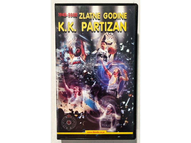 VHS - film - ZLATNE GODINE KK PARTIZAN!