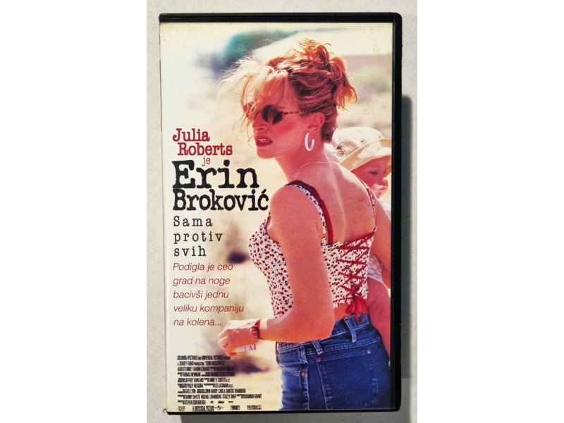 VHS - film - ERIN BROKOVIČ!