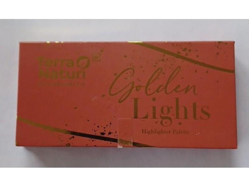 TERRA NATURI HIGHLIGHTER PALETTE GOLDEN LIGHT