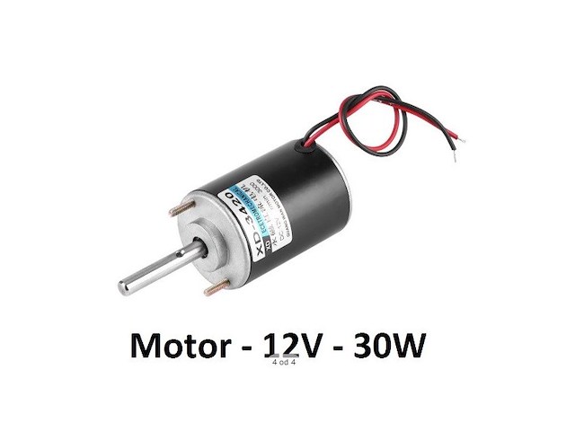 Elektromotor - 12V - 3500 obrtaja - 30W