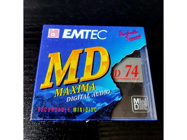 Minidisc BASF Maxima MD 74 Ex Yu period 1997 god.Japan