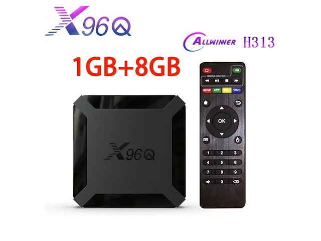 X96Q Android 10.0 TV Box Quad Core 4K 2.4G Wifi