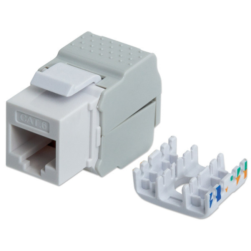 Modul RJ45 Intellinet 167062 Cat6/tool-less/568B 2-1/beli