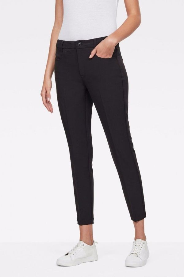 PANTS - G-STAR D-STAQ MID SKINNY ANKLE CHINO WMN BLACK