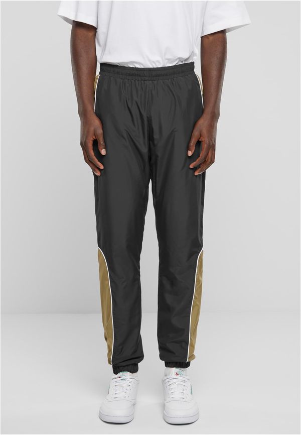 MEN'S PIPED TRACK PANTS BLACK
