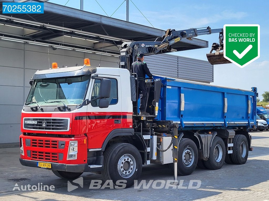 Terberg FM1850-T 8X4 NL-Truck Palfinger Q170Z Crane Kran 18m3 Ruizeveld kiper