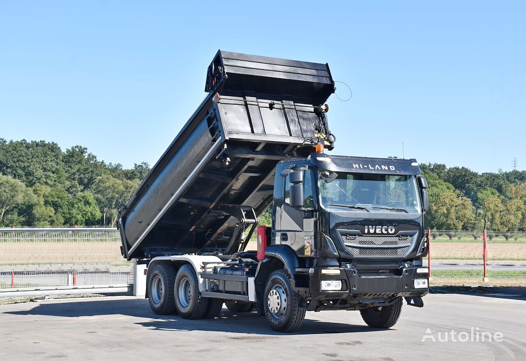 IVECO Trakker 450 Kipper 5,20 m + BORDMATIC / 6x4 kiper