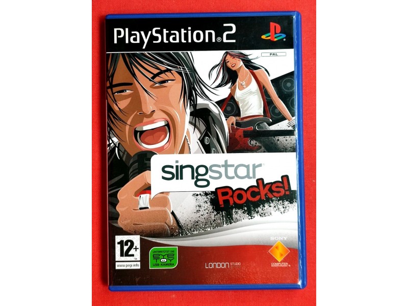 Singstar Rocks za mikrofon / PS2 Originalna Igra