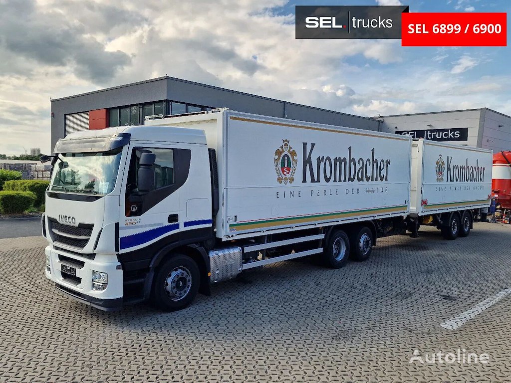 IVECO Stralis 420 ZF Intarder / Ladebordwand / Lenkachse / Liftachse kamion furgon + prikolica furgon