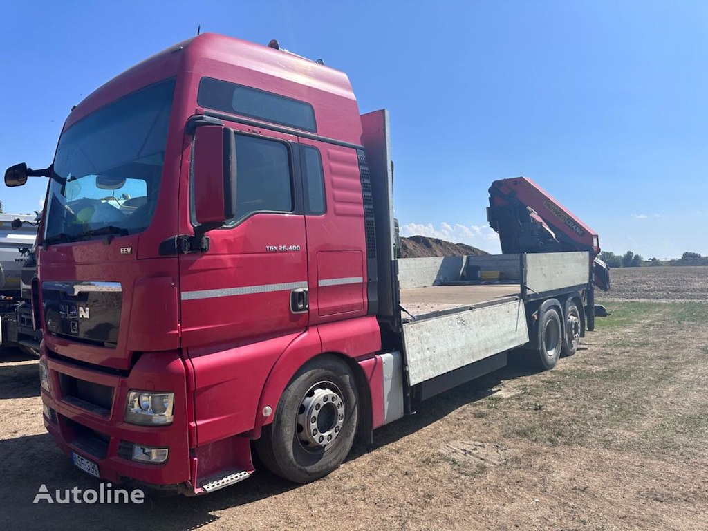 MAN TGX 26.400FG kamion s ravnom platformom