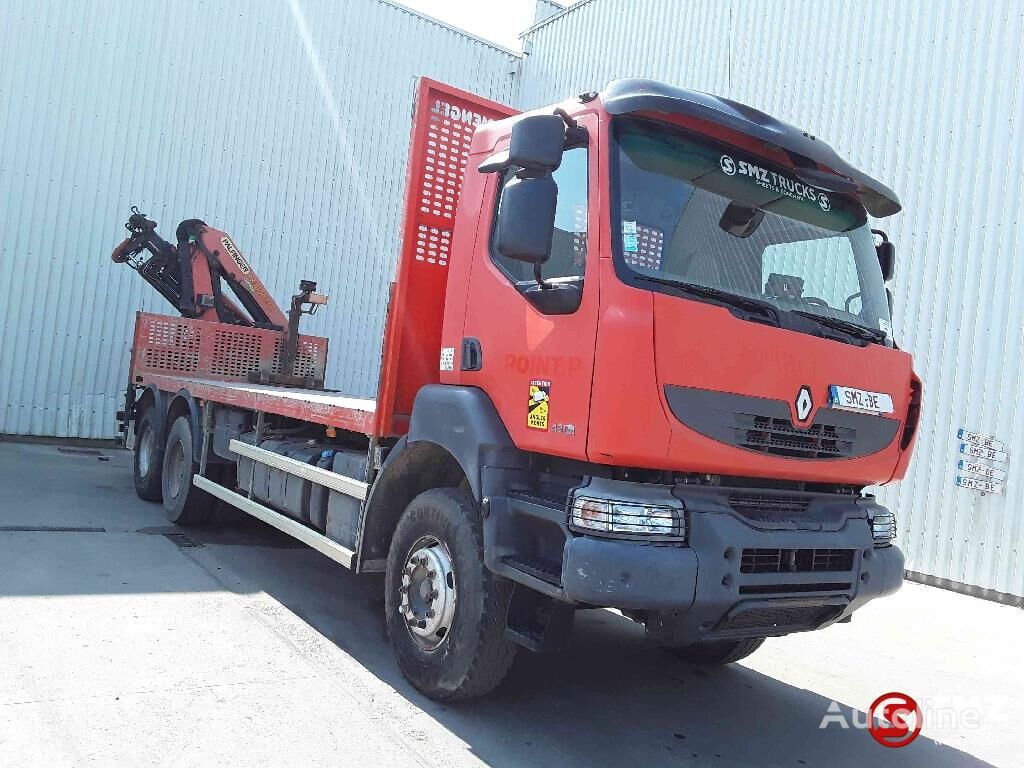 Renault Kerax 430 Palfinger Pk18002 kamion s ravnom platformom