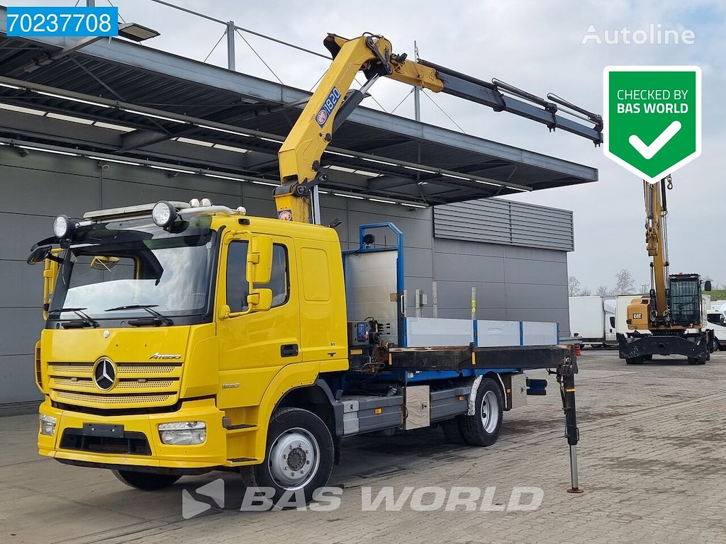 Mercedes-Benz Atego 1530 4X2 ClassicSpace HMF 1820-K5 Crane Kran Remote Euro 6 kamion s ravnom platformom