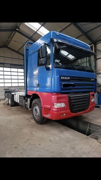 DAF XF105.460, Manual, FULL STEEL, Euro5, 6x4, Klima kamion šasija