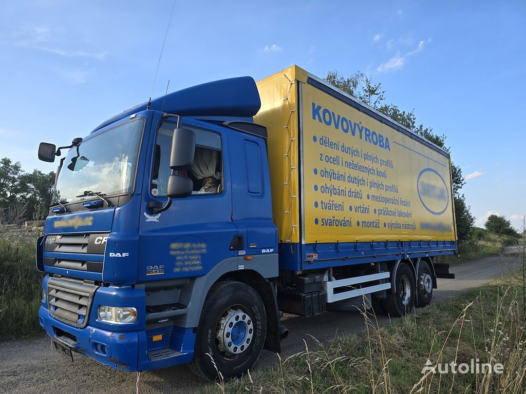 DAF CF 85 410, EURO 5, MANUAL, original kilometr, Tires 90% kamion sa klizna zavesa cerada