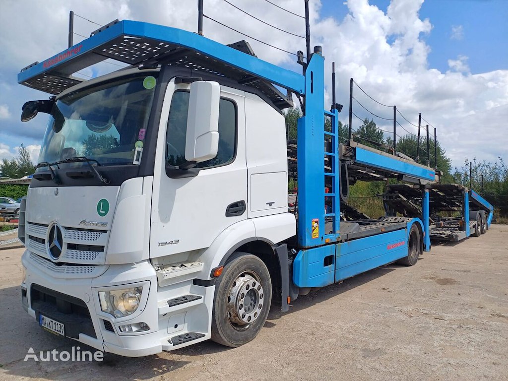 Mercedes-Benz + KASSBOHRER 2017 autotransporter + prikolica autotransportera