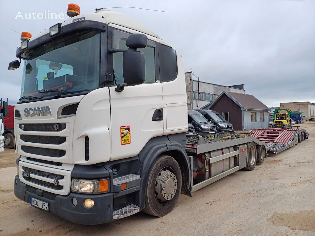 Scania autotransporter + prikolica autotransportera