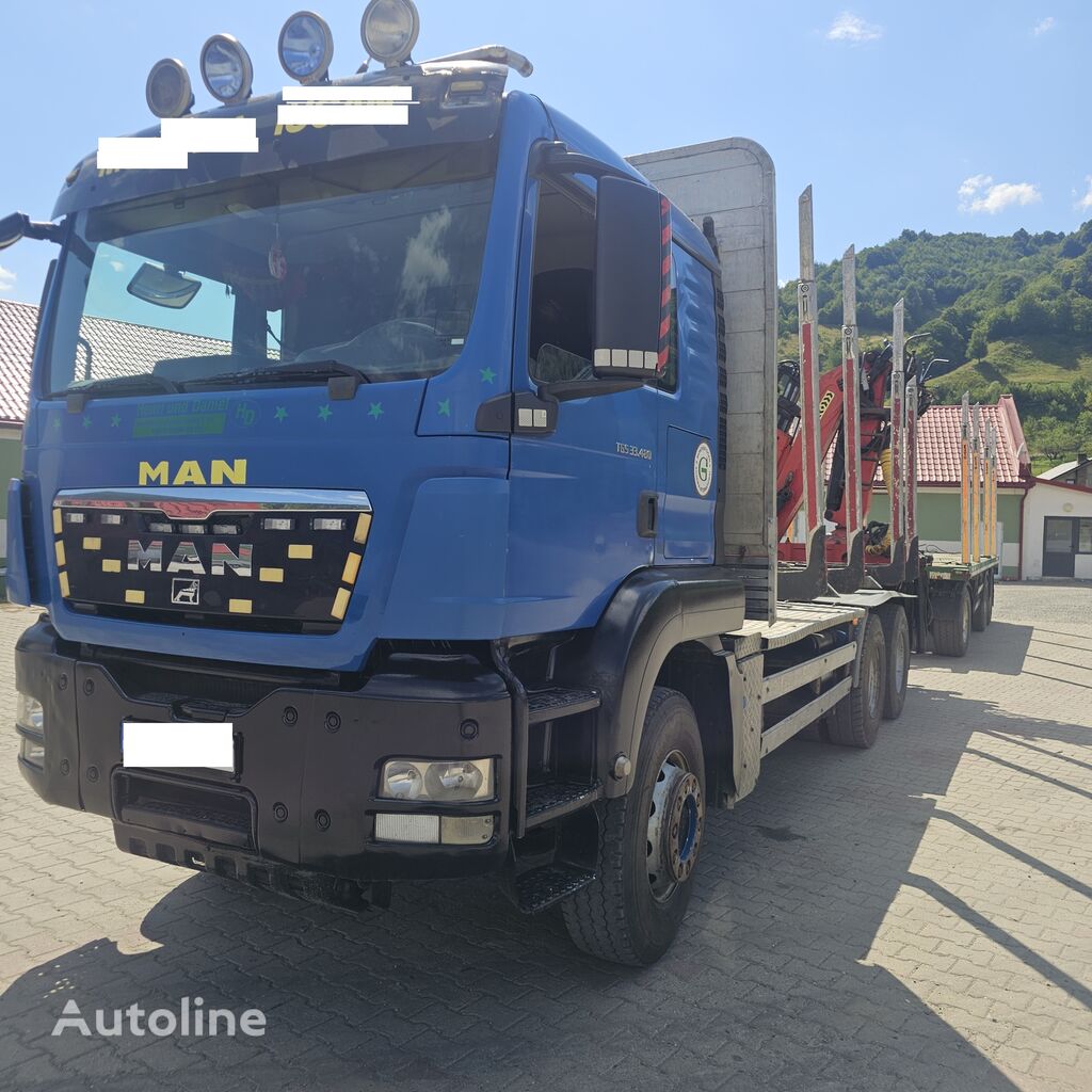 MAN TGS 33.480 kamion za prevoz drva