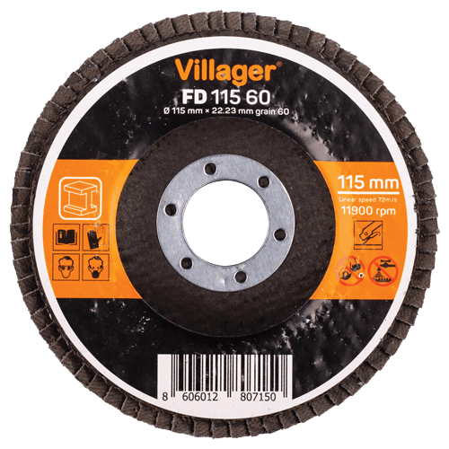 VILLAGER Lamelni disk FD 115/80 Brusna ploča, 115mm, 22.23mm, 80