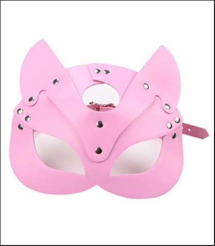 Fetish maska bad kitty - roze boja