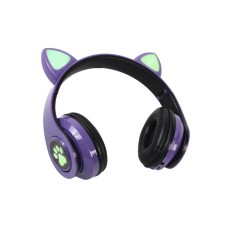 CAT Ear Bluetooth slušalice ljubičaste