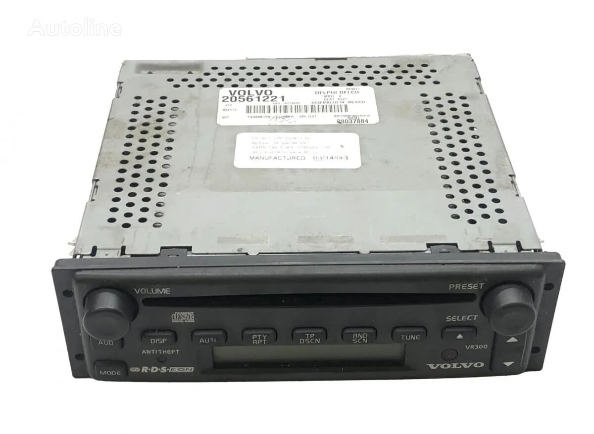 Radio auto autoradio za Volvo VR300, model 20561221, CD player și RDS kamiona