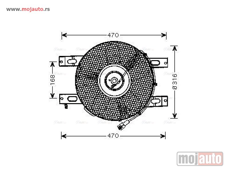 Ventilator klime komplet