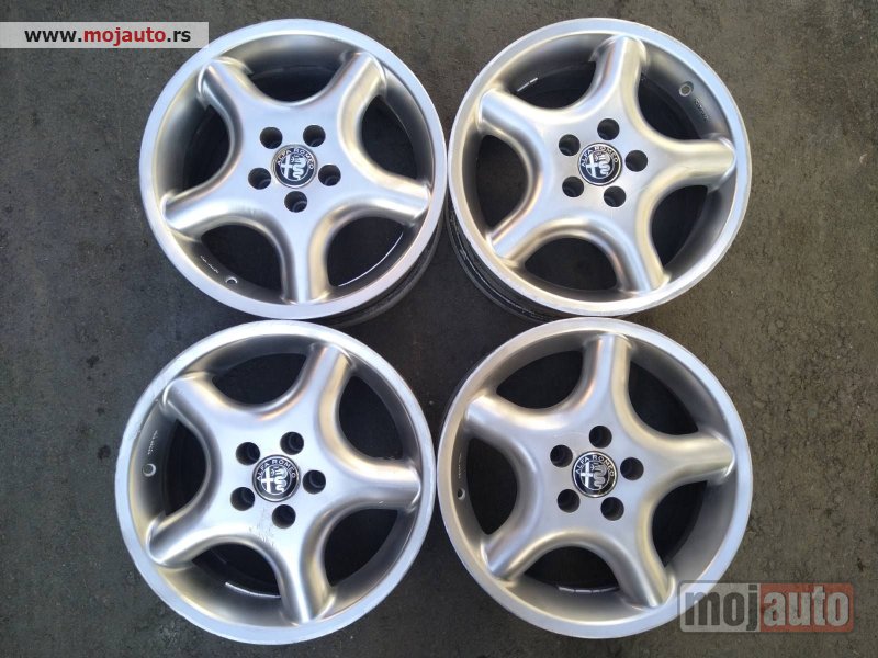 Alu felne Alfa Romeo 5x98 R15 6.5j Originalni delovi Moguca ugradnja delova Alfa Romeo 147-156-166-159-GT-MiTo-Giulietta Fiat bravo 2 - croma -grande punto -multipla 2 -punto 3 -stilo-idea Freemon...