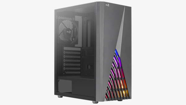 Kućište MidiTower Aerocool Delta-A-BK-v1 RGB ATX - Black ACCM-PV45012.11