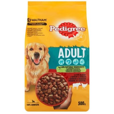 Pedigree Dog Adult All Briketi Govedina&Povrće 0.5 KG