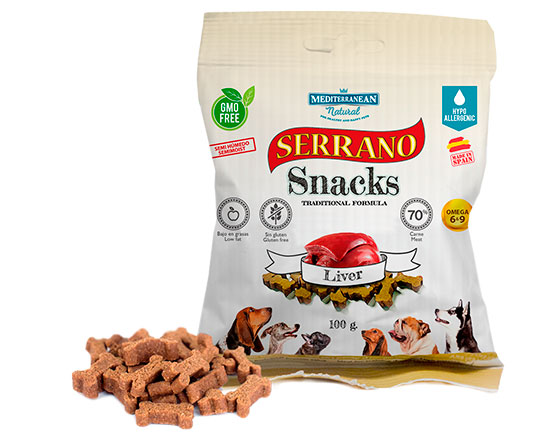 Serrano Dog Liver Flavour Poslastica 100g