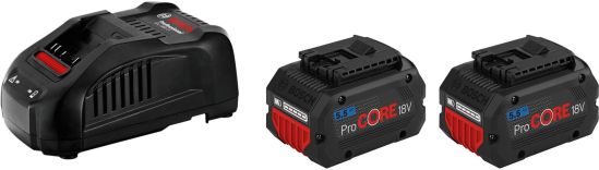 Bosch starter set 2 x ProCORE 18V 5,5 Ah akumulator + GAL 1880 CV brzi punjač (1600A0214C)