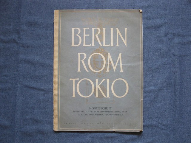 BERLIN ROM TOKIO  Monatsschrift  (mesečnik)