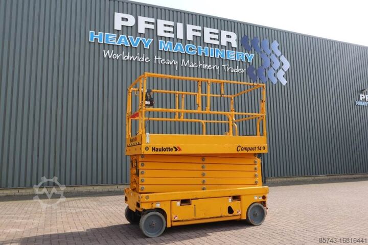 Podizanje makaza
Haulotte Compact 14 Electric, 14m Working Height, 350kg Cap