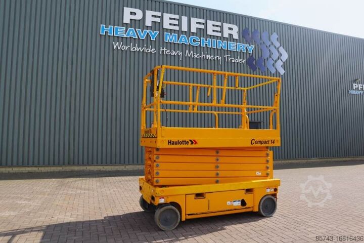 Podizanje makaza
Haulotte Compact 14 Electric, 14m Working Height, 350kg Cap