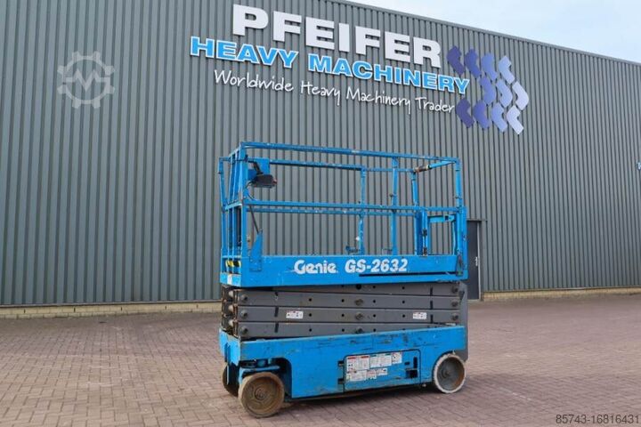 Podizanje makaza
Genie GS2632 Electric, Working Height 10m, 227kg Capacit