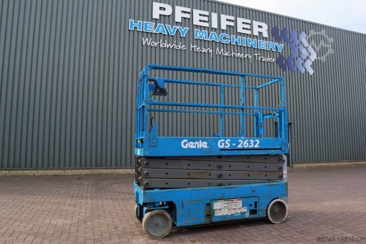 Podizanje makaza
Genie GS2632 Electric, Working Height 10m, 227kg Capacit