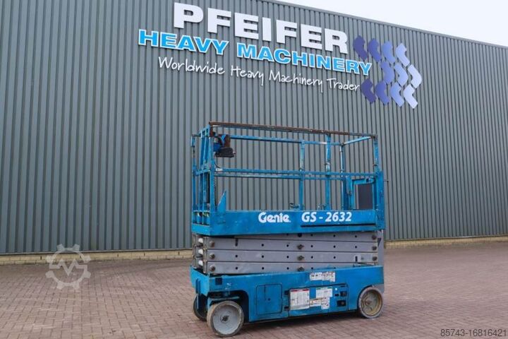 Podizanje makaza
Genie GS2632 Electric, Working Height 10m, 227kg Capacit