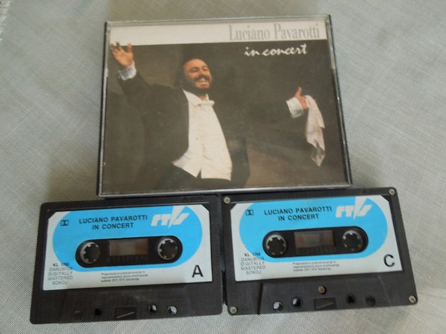 luciano pavarotti-in concert-2 casete