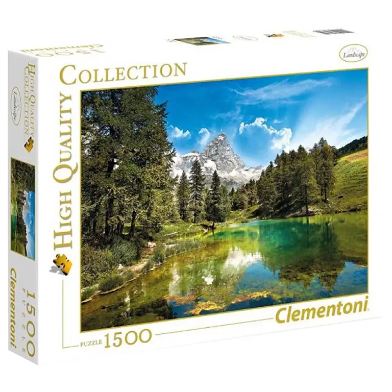 Clementoni PUZZLE 1500 HQC BLUE LAKE (CL31680)