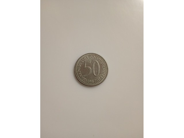 50 DINARA 1987.