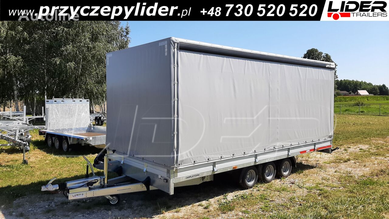 Nova Temared TM-374A przyczepa 507x211x200cm Carplatform 5121/3 podłoga ALU prikolica sa ceradom