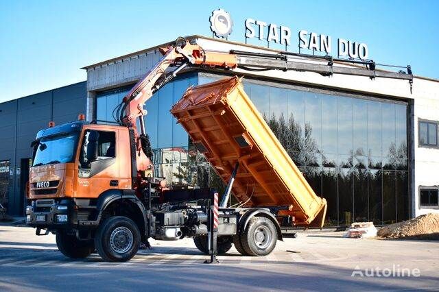 IVECO TRAKKER 4x4 ATLAS 190 EURO 5 Kipper Kran Crane kiper